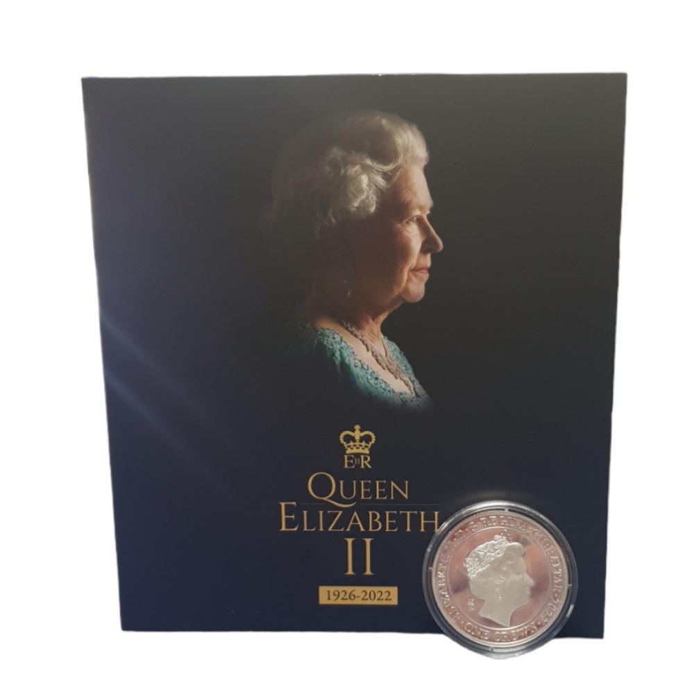 The 'Our Queen Remembered' - Pure Silver Crown 1926-2022 - Own4Less